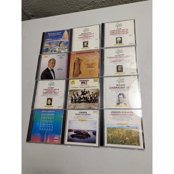 Media | 12 Cd Classical Music Disc Lot Tchaikovsky Mahler Schumann ...